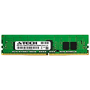 A-Tech 4GB RAM Replacement for Hynix HMA451R7MFR8N-TF | DDR4 2133MHz PC4-17000 1Rx8 1.2V ECC RDIMM Registered 288-Pin DIMM Memory Module