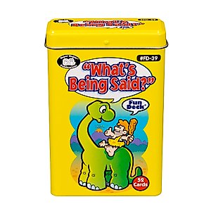 Super Duper Publications | What's Being Said? Fun Deck Flash Cards | Educational Learning Resource for Children