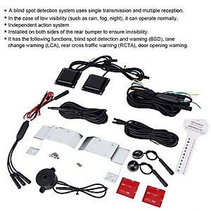 Blind Spot Detection System,Blind Spot Sensor,Blind Spot Detection System,12V Universal Blind Spot Detection Monitoring System Kit B Sensor