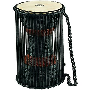 Meinl Percussion African Talking Drum with Mahogany Wood Shell and Wooden Beater-NOT Made in China-Medium Size Goat Skin Heads, 2-Year Warranty, (ATD-M)