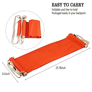 Home-organizer Tech Portable Adjustable Foot Hammock for Corner Desk Office Foot Rest Mini Under Desk Foot Rest Hammock for Home, Office, Airplane, Travel, Study and Relaxing (Pink)