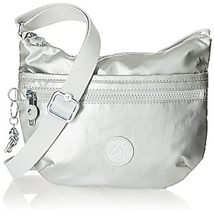 Kipling Women's Arto Small Crossbody, Lightweight Everyday Purse, Casual Shoulder Bag, Bright Metallic