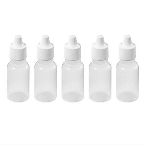 5Pcs White Plastic Empty Squeezable Eye Liquid Dropper Bottles 10 ml Superiorâ€‚Quality and Creative Fashion Book