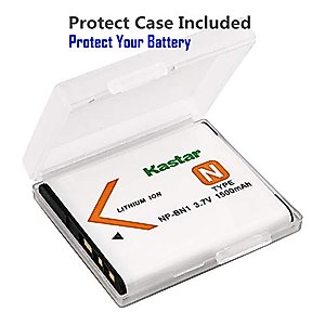 Kastar 2 Battery + Charger Replacement for Sony NP-BN1 DSC-QX10 QX30 QX100 DSC-TF1 DSC-TX10 TX20 DSC-TX30 DSC-W530 DSC-W570 DSC-W650 DSC-W800 DSC-W830