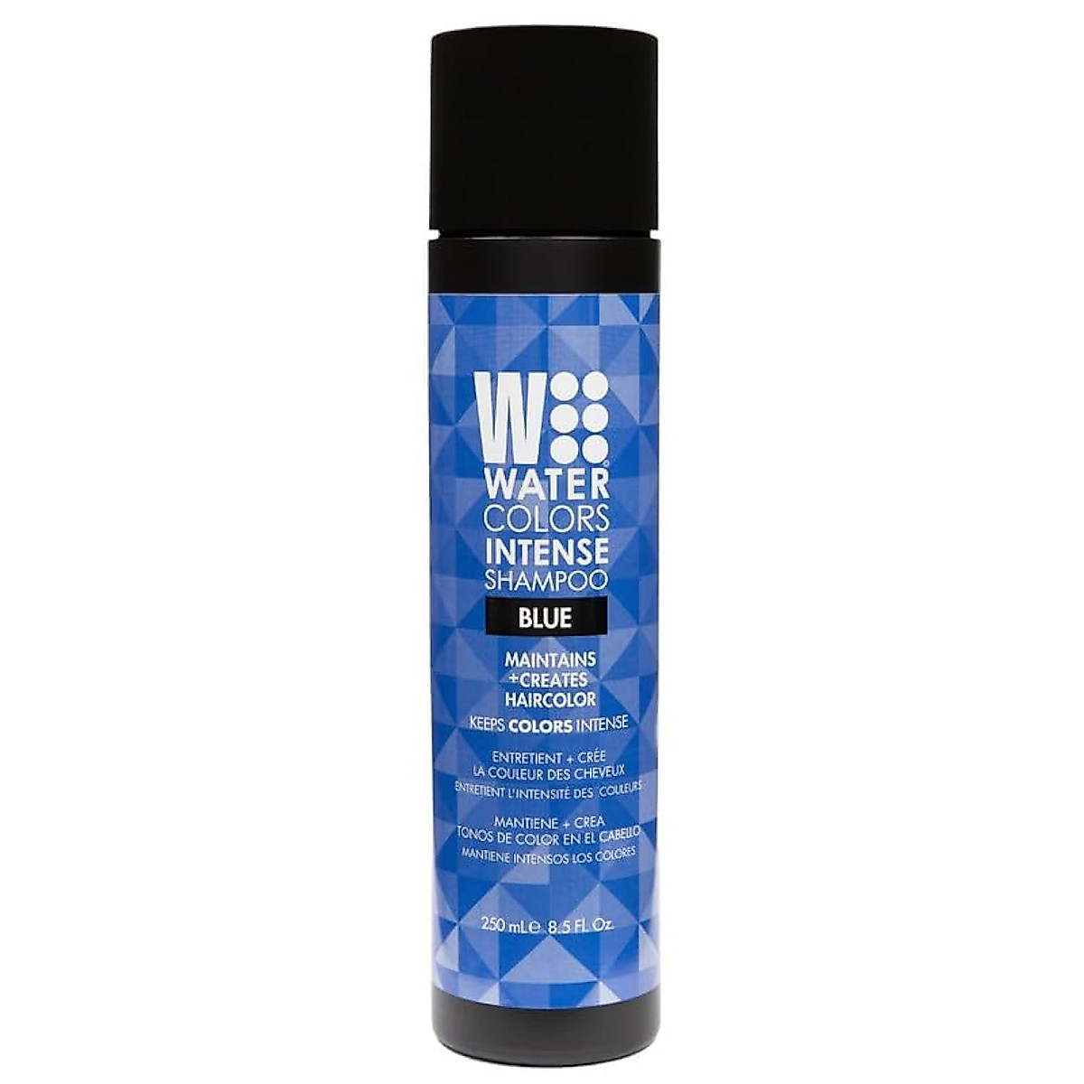 Watercolors INTENSE Semi Permanet Color Depositing Shampoo. Sulfate & Paraben Free to Maintain & Enhance Hair Color 8 fl oz - BLUE