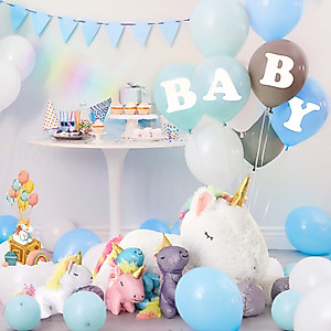 DOLDOA 22'' Unicorn Stuffed Animal for Girls, Mommy Stuffed Unicorn with 4 Baby Unicorns, Cute Plush Unicorn Plush Toy for Kids