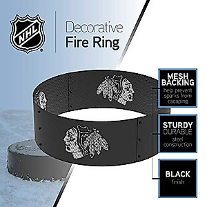 Blue Sky Outdoor Living FR361208-MW Round Ring Fire Pit, Minnesota Wild