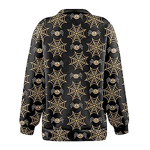 Sweaters for Women Oversized Sweatshirt for Women Long Sleeve Workout Tops for Women 1/4 Zip Sweatshirt Women Generic Oversized Long Sleeve Pullover Casual Tops Printed Sweater Y2k Shirts Loose Blouse