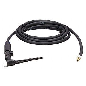TIG Torch Kit, A-150V, 12-1/2 ft, Rubber