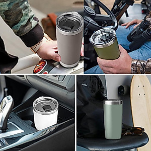 20/30 Oz Tumbler Lids - Fits For Yeti Rambler,Ozark Trail,Or Old Style Rtic Coffee Tumbler - Magnetic Slider Replacement Lid-Spill Proof Slider (30oz-2pcs)