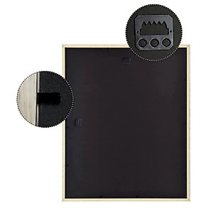 Golden State Art, 16x20 Picture Frame - 11x14 Photos with Ivory Mat or 16x20 Pictures Without Mat - Real Glass, Wall Display for Poster, Picture, Portraits, Artwork - Set of 3, Beige