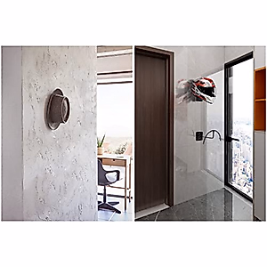 DIYIIRON 4PCS Wall Mounted Hat Rack Helmet Rack Multifunctional Display Rack,Metal Hat Holder Helmet Display Hanger for Hat,Helmet,Coat,Black