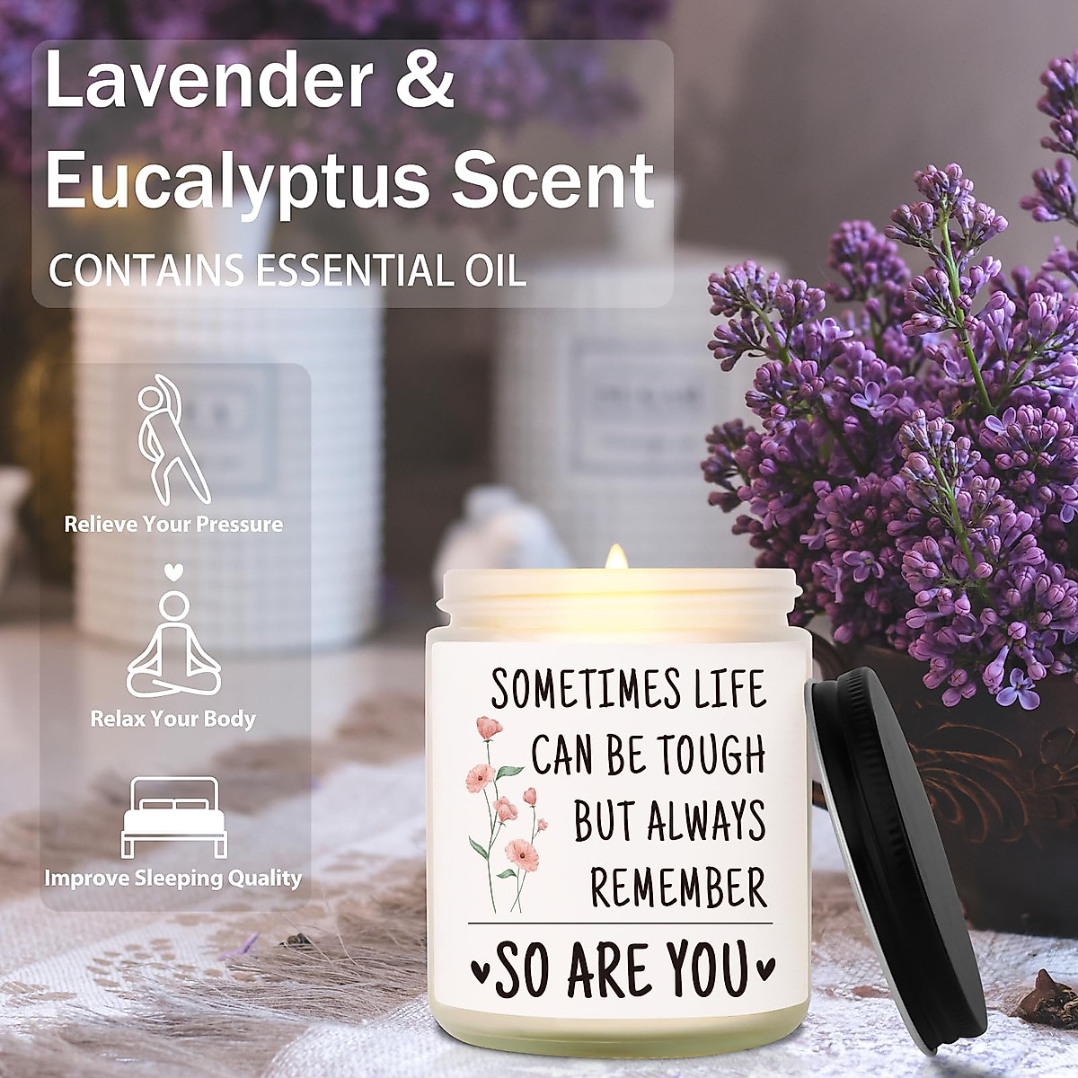 Cancer Care Gifts for Women, Breast Cancer Gifts for Woman, Cheer Up Gifts, Get Well Gifts, Cancer Comfort Gifts, Thinking of You Gifts, Inspirational Gifts for Women After Surgery(7oz)