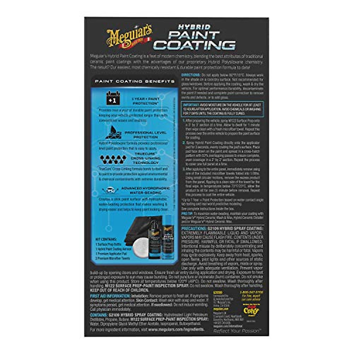 Meguiar's G210300 Hybrid Paint Coating Kit