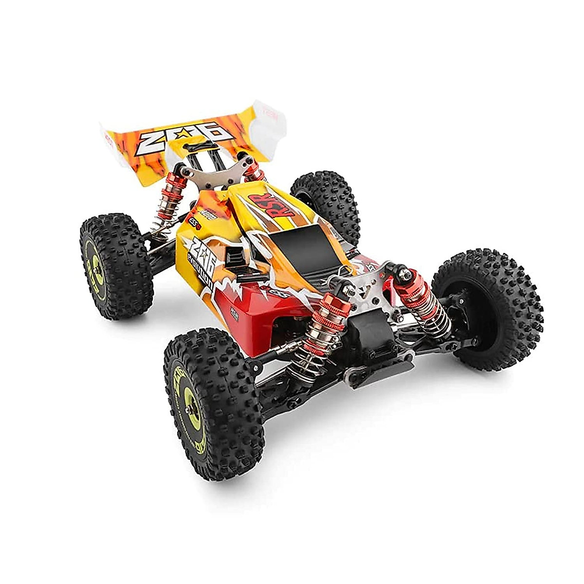 WLtoys 144010 144001 75KM/H 2.4G RC Car Brushless 4WD Electric High Speed Off-Road Remote Control Drift Toys for Children Racing 144010 1B 1500mah