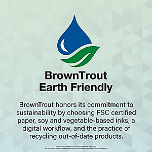 Arizona Wild & Scenic | 2023 12 x 24 Inch Monthly Square Wall Calendar | BrownTrout | USA United States of America Southwest State Nature