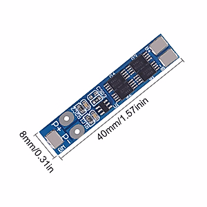 ACEIRMC 2S 7.4V 8.4V 8A 18650 Charger PCB BMS Protection Board for Li-ion Lithium Battery Cell (8pcs)