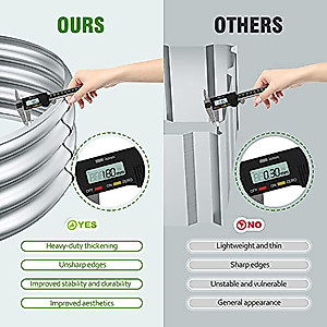 2 Pcs 8 x 3 x 1 FT Galvanized Steel Raised Garden Bed, Large Galvanized Steel Outdoor planter box for for Easy to DIY and clean - Raised Garden Beds outdoor for backyards, terraces and balconies