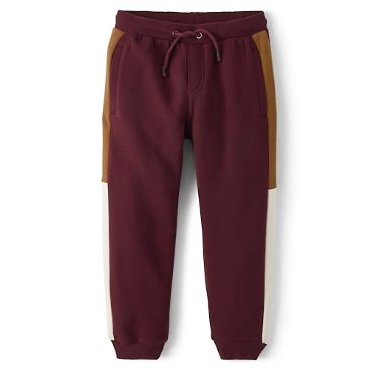 Gymboree,and Toddler Fleece Jogger Sweatpants,Rustic Redwood,7