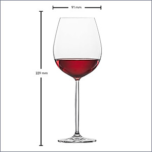 Schott Zwiesel Diva Burgundy Glass, Twin Pack