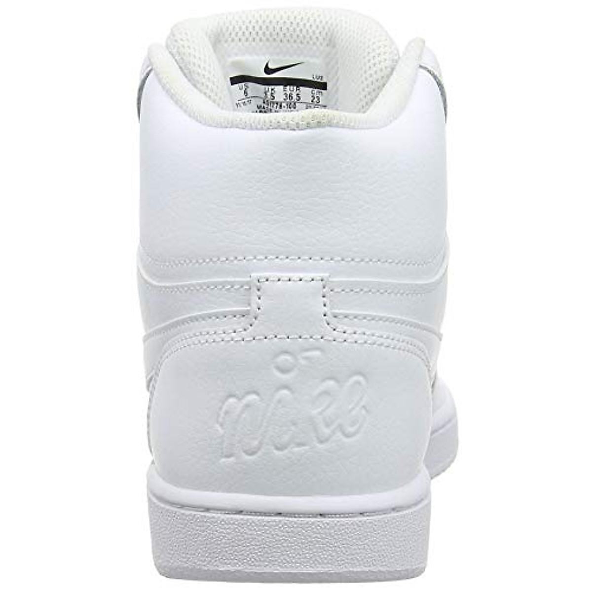 NIKE Women's Low-Top Basketball Shoes, White White White 100, 11
