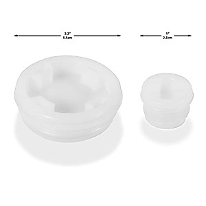 JALMATECH Drum Handling Sling - 55 Gallon, Adjustable, Barrel Lifting, Cattle Feed, Web Sling, Handles up to 1000 LBS, Vertical Capacity, Ideal for Fork Truck, Hoist, Complete with 2 White Bung Caps