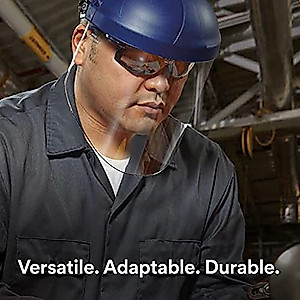 3M Clear Polycarbonate Faceshield WP96, 82701-00000, Molded