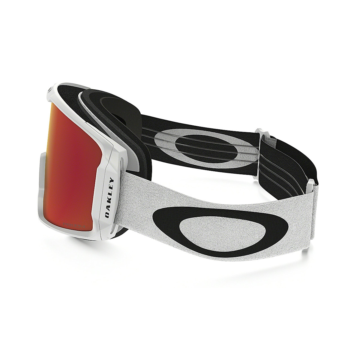 Oakley Line Miner Prizm Snow Goggles Matte White with Prizm Torch Lens
