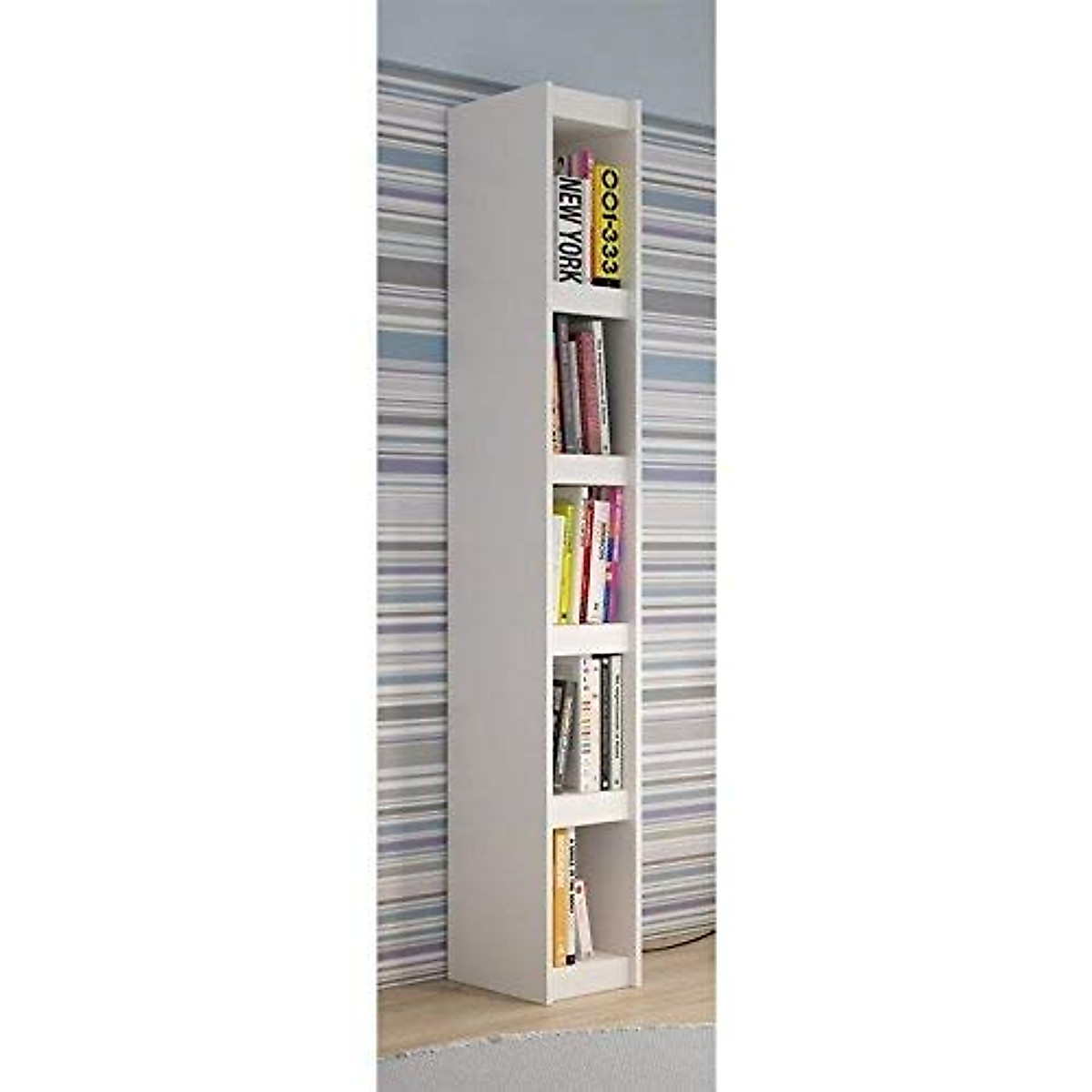 Mendocino 1.0 Evergreen Valuable Bookcase, White