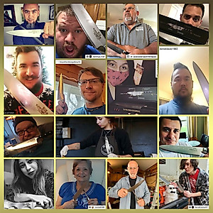 KUMA Multipurpose Chef Knife - 8 Inch Professional Sharp knife - Kitchen knife For Cutting, Chopping and Dicing With Incomparable Ergonomic Grip