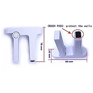 ZogeeZ Childproof Door Lever Lock (2 Pack) Prevents Toddlers from Opening Doors. Easy One Hand Operation Extra Strong Adhesive - Simple Install, No Tools Needed