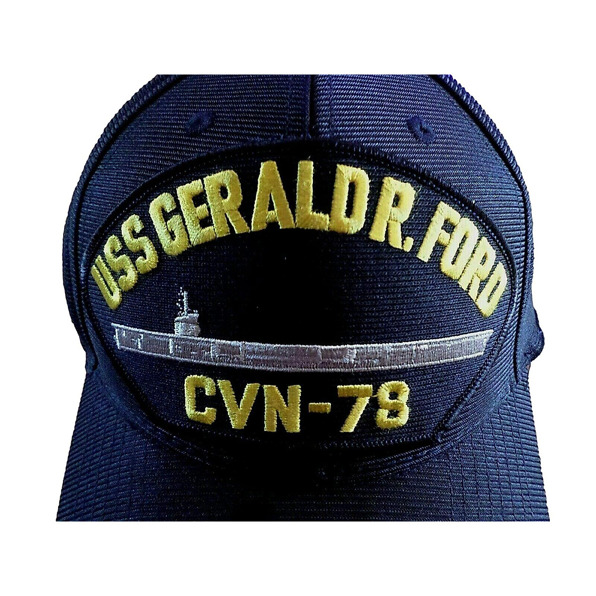 USS GERALD R FORD CVN-78 NAVY SHIP HAT U.S MILITARY OFFICIAL BALL CAP U.S MADE