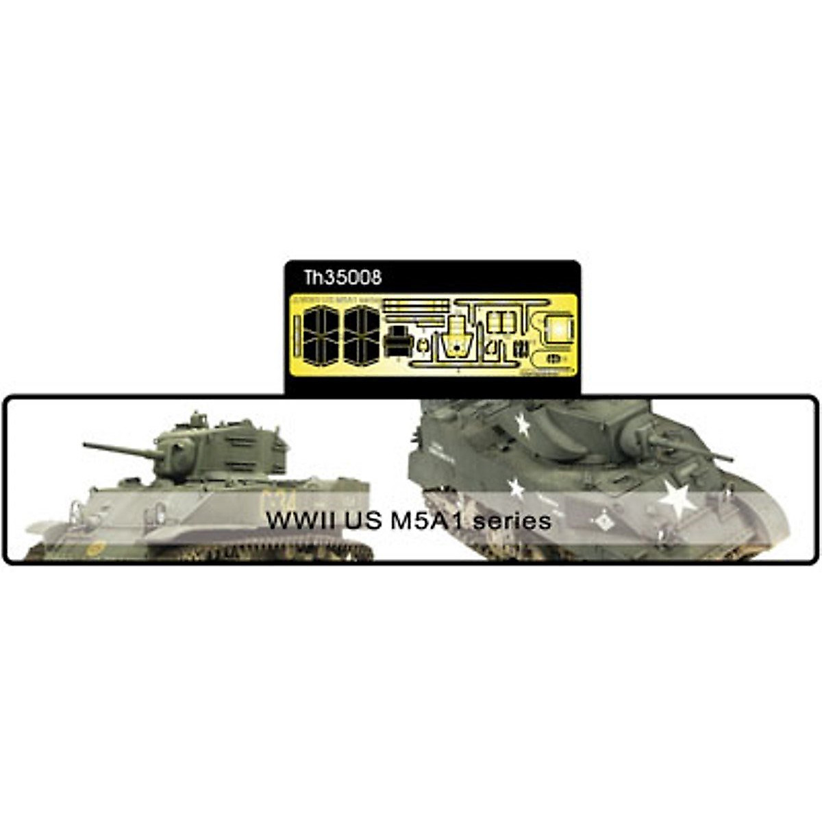 AFV Club 1:35 WWII US M5A1 Touch #TH35008