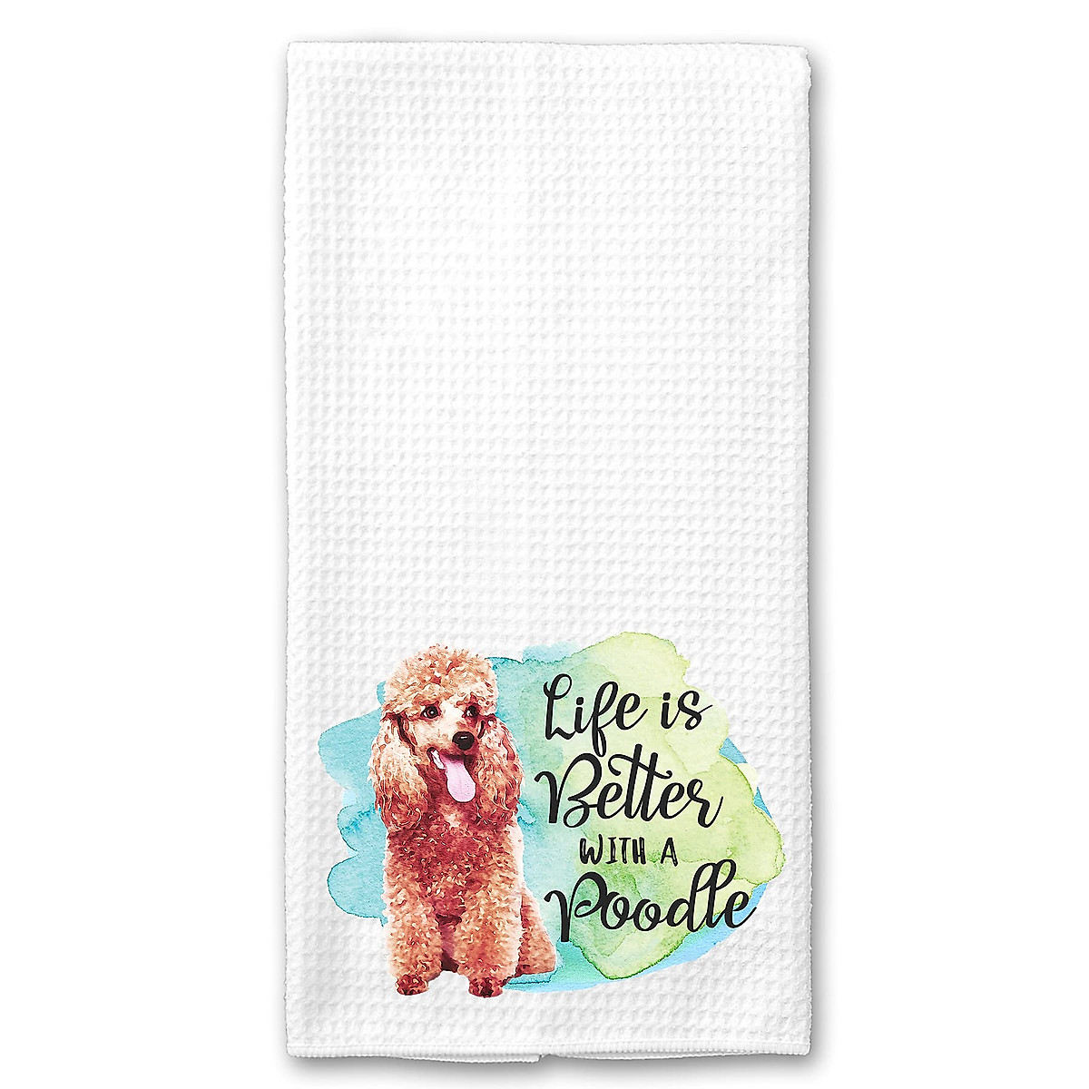 Life is Better with a Poodle Microfiber Kitchen Towel Dog Lover