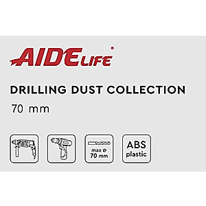 Aidelife Rotary hammer dust collection attachment,Universal Dust shroud for drilling