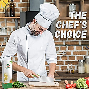 VegItPro 6.5" Vegetable Knife for Kitchen + Vegetable Cutting Knife +Sharp Chopping Knife +Made of all Natural and Recylable Materials + Blade Sheath