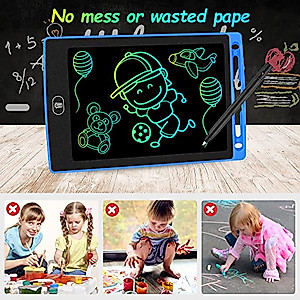 2 Pack LCD Writing Tablet, 8.5 Inch Toddler Colorful Doodle Board, Erasable Reusable Electronic Drawing Tablet Scribbler Pads, Educational Kids Toys Gift for Age 2 3 4 5 6 7 8 Years Old Boys Girls