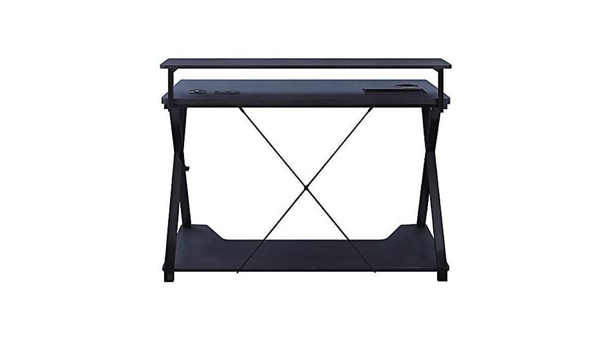 Checkpoint Ghost Battlestation Gaming Desk with RGB Lights