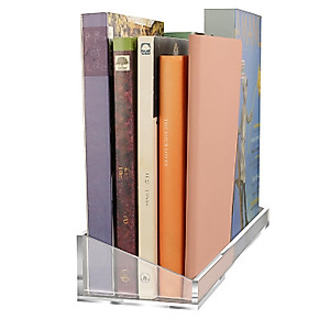 Clear Acrylic Shelves for Wall Storage, 3PCS 15" Floating Shelves Wall Mounted, Kids Bookshelf, Display Ledge for Bedroom, Living Room, Bathroom, Kitchen,