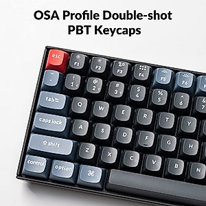 Keychron K2 Pro QMK/VIA Wireless Mechanical Keyboard, Custom Programmable Macro Wired Keyboard with Hot-Swappable K Pro Brown Switch White LED Backlight PBT Keycaps for Mac Windows Linux