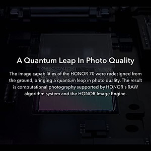 Honor 70 Dual-SIM 128GB ROM + 8GB RAM (GSM | CDMA) Factory Unlocked 5G Smartphone (Emerald Green) - International Version