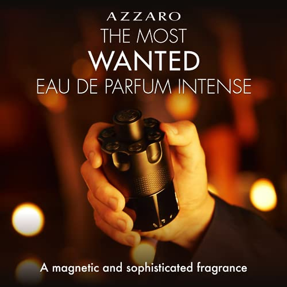 Azzaro The Most Wanted Eau de Parfum Intense - Cologne for Men - Fougère, Ambery & Spicy Fragrance, 3.3 Fl Oz