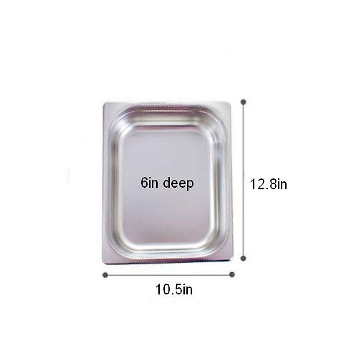 TECHTONGDA Propane Gas Food Soup Warmer Stove Bain Marie Commercial Canteen Buffet Steam Heater 12''x8.7''x6'' Pan 5 Pan