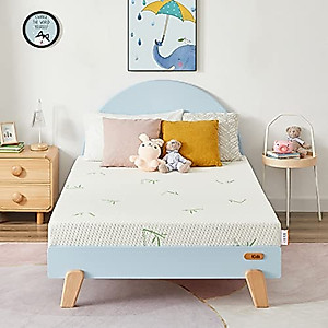 OUUI Twin Mattress, 6 Inch Memory Foam Mattress in a Box for Kids with Breathable Bamboo Cover, Medium Firm Gel Mattress for Bunk Bed, Trundle Bed, CertiPUR-US Certified