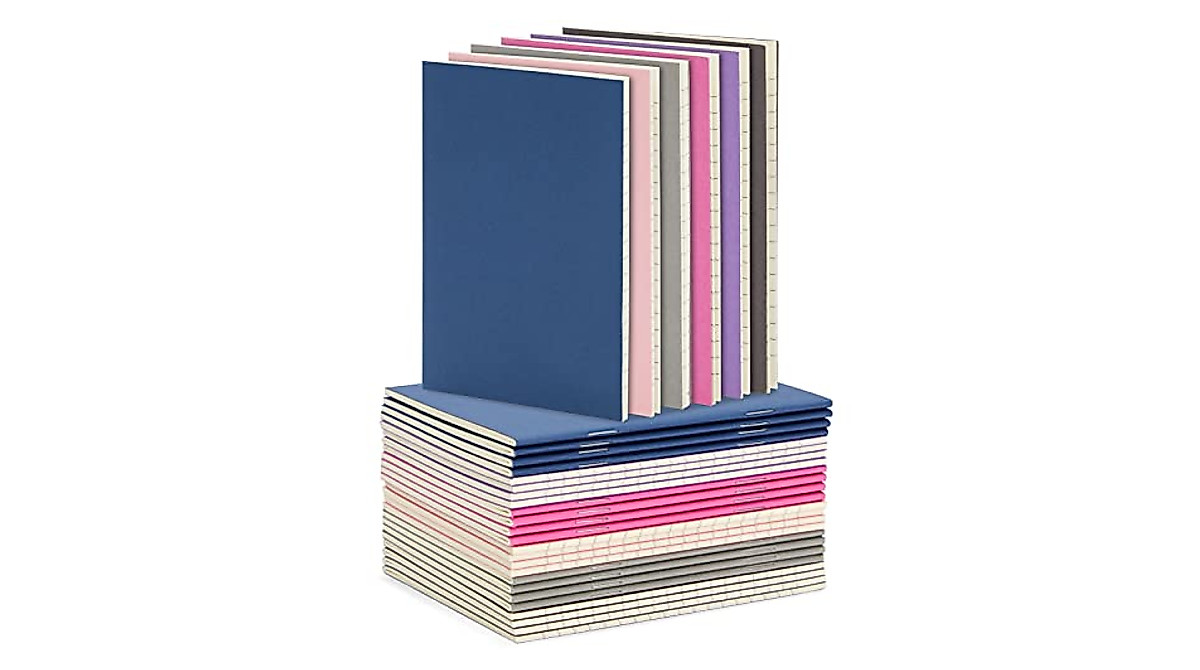 24 Mini Paper Notebooks for Kids - Bulk Journaling Fun