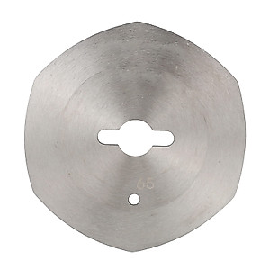 Knife Blades, 6 Types Exquisite Alloy Steel Octagonal Blade for Processing Clothing Fabrics, Leather, Blankets, and More (Lejiang YJ-65)