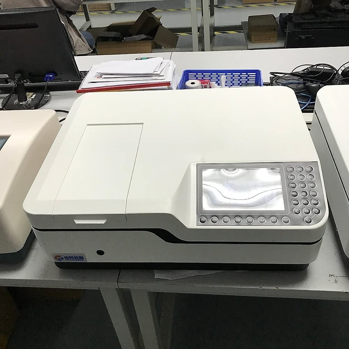 K8001S 7 Inch LCD Screen Laboratory Double Beam UV Visible Spectrophotometer with Variable Bandwidth 0.5,1,2,4,5 Nm