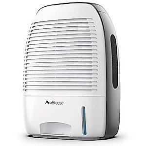 Pro Breeze Premium Electric Dehumidifiers for Bathroom Small, 2200 Cubic Feet (250 sq ft), 52oz Capacity, Compact and Portable for Humidity in Home, Basement, Bedroom, RV, Office, Garage - Dehumidifiers for Home