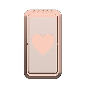 HANDL New York HANDLstick Rose Gold Heart Grip and Stand for Smartphone