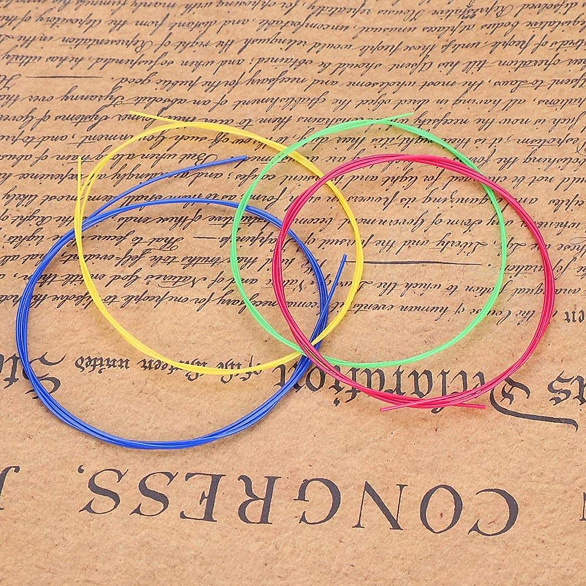 Bnineteenteam, Ukulele Strings (4pcs/Set), Nylon, Custom Light, Colorful, Accessories and Parts for Ukulele